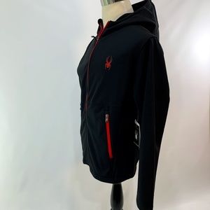 Spyder | Jackets & Coats | Spyder Mens Hydroweb Full Zip Ski Hoodei ...